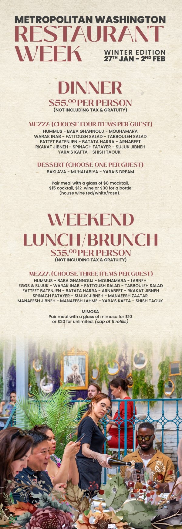 Menu - .::Villa Yara::.